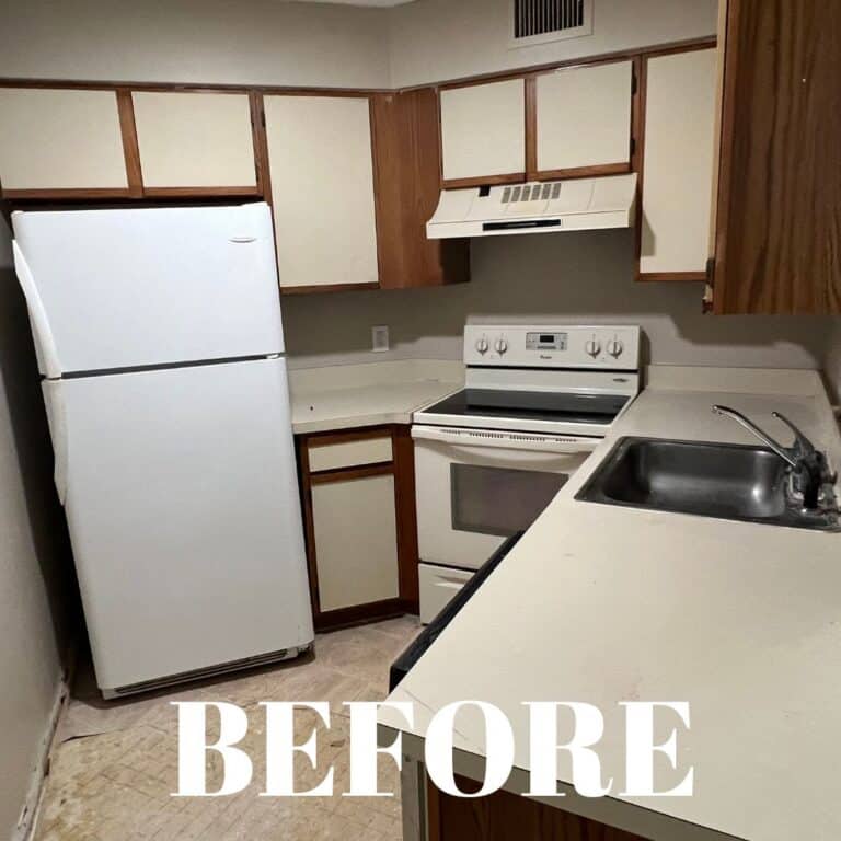 Updating 1980's Kitchen Cabinets for Only $120 • Marcia Socas