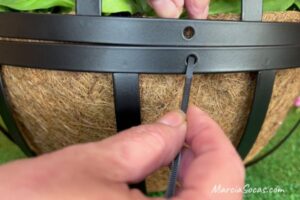 DIY Hanging Flower Ball (how to make them easily) • Marcia Socas