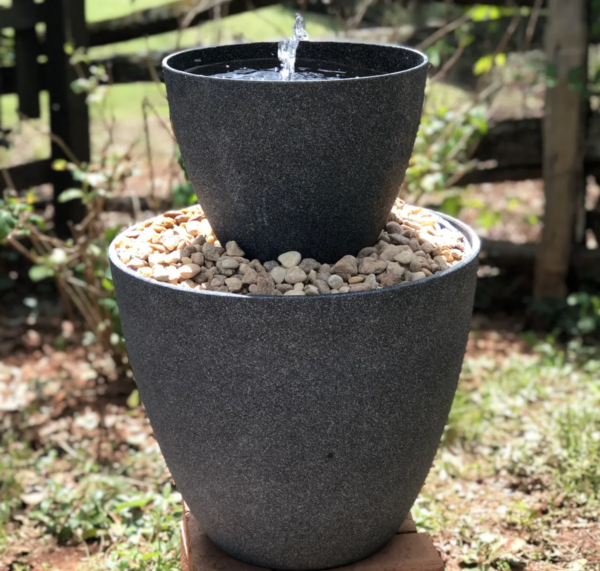 How to DIY an easy solar powered water fountain for Fall • Marcia Socas