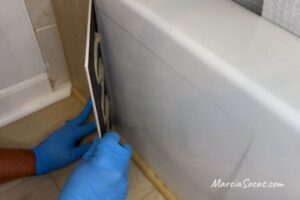 DIY Bathtub Surround Ideas [How to add LVP] • Marcia Socas